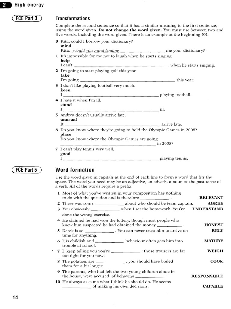 Ready For FCE (Workbook) - 14 | PDF