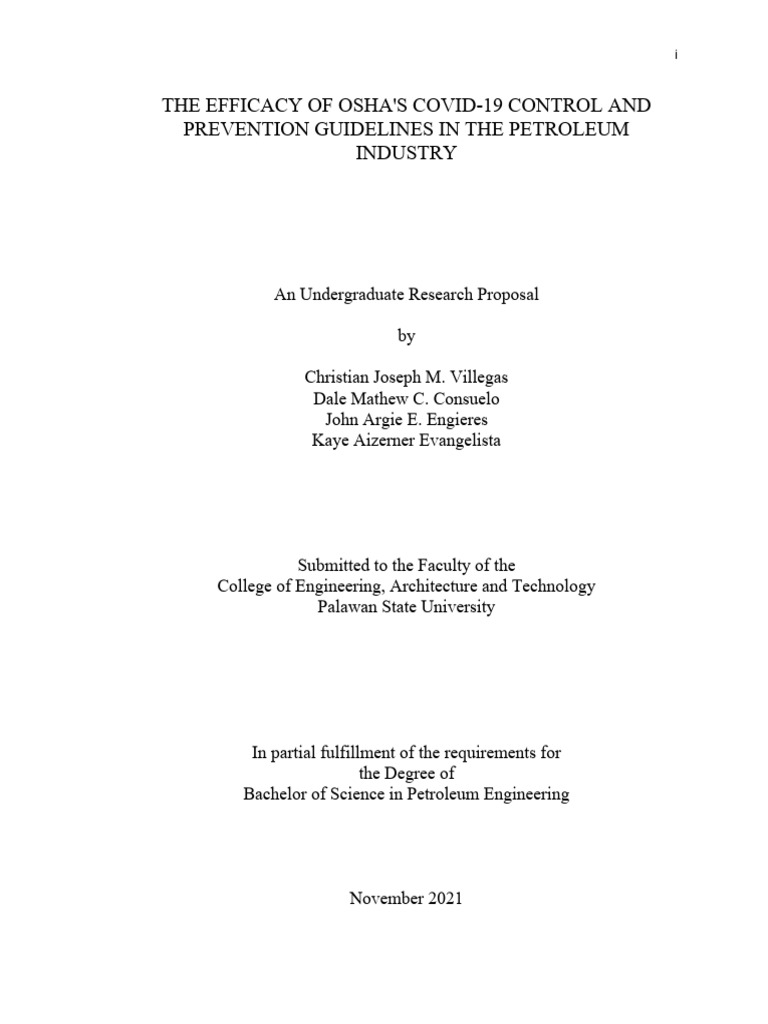 EFFICACY OF OSHA Final Draft | PDF | Occupational Safety And Health ...