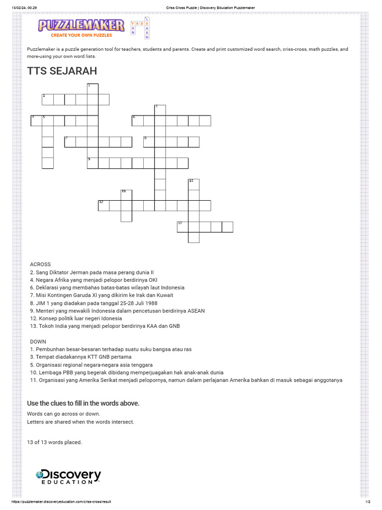 Tts Sejarah | PDF