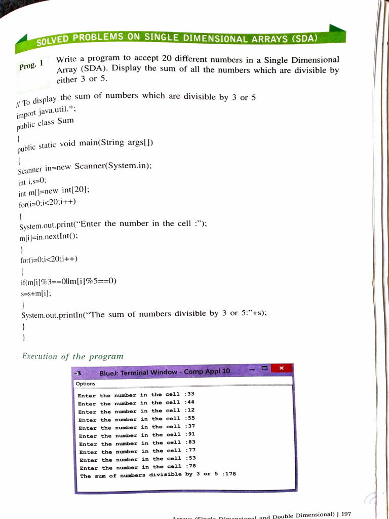 APC - Arrays 2 Programs | Download Free PDF | Computer Science | Algorithms And Data Structures