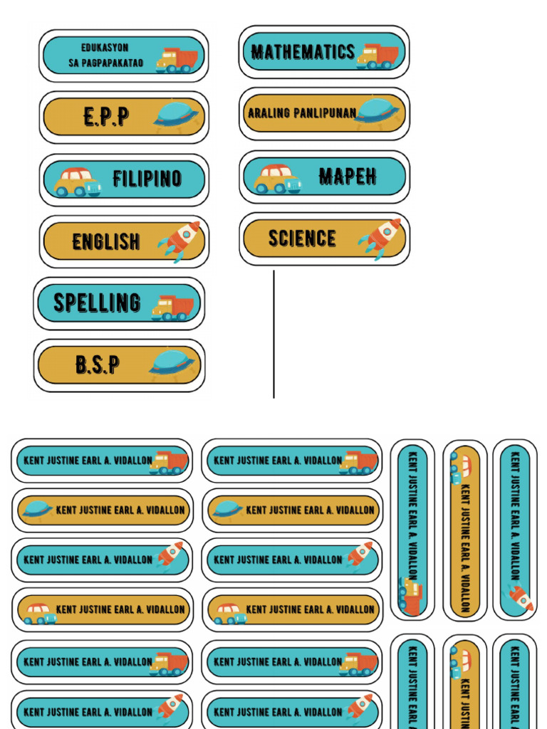 Subject Template | PDF