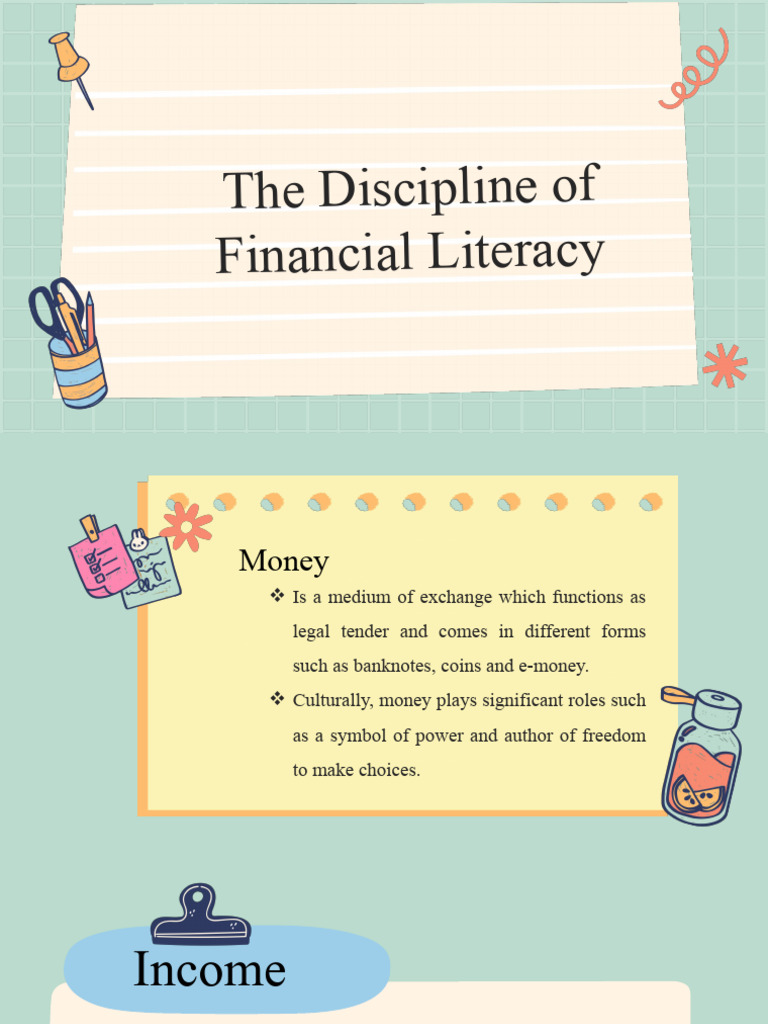 Financial Literacy | PDF | Money | Income