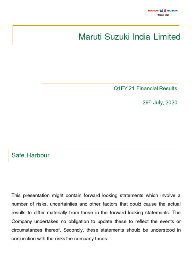 Investor_Presentation | PDF | Money | Economies