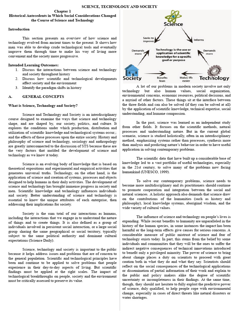 STS Chapter 1 | PDF | Science | Physics