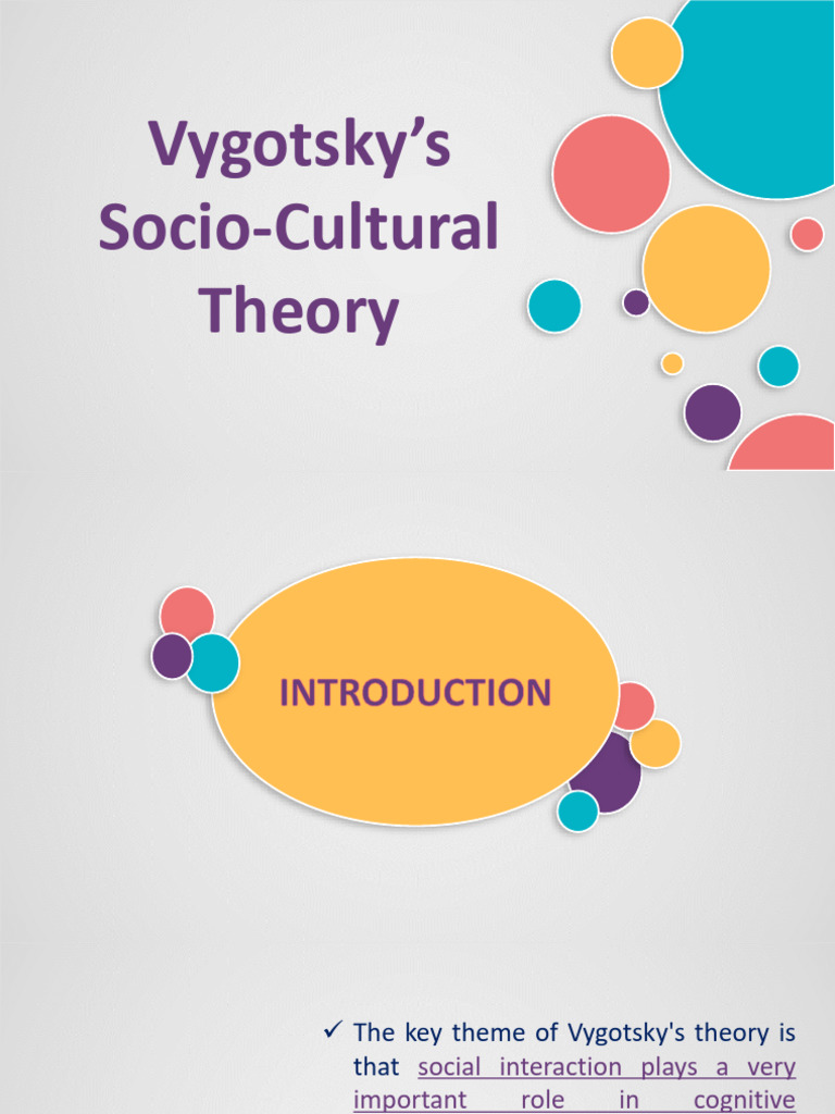 2.5 Socio Cultural Theory - Lev Vygotsky | Download Free PDF ...