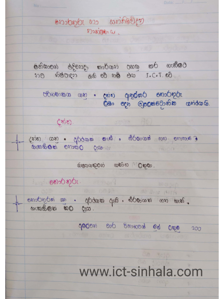 OL ICT Grade 10 Notes 1 | PDF