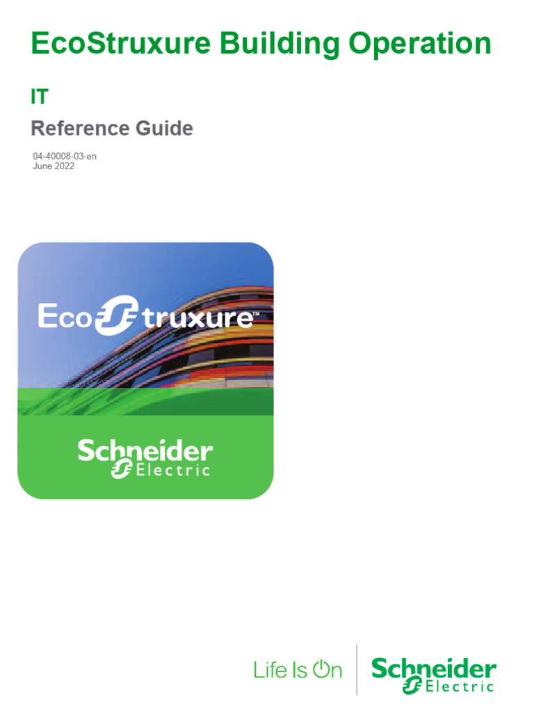 EcoStruxure Building Operation - IT Reference Guide | PDF | Login ... EcoStruxure Building Operation - IT Reference Guide | PDF | Login ...