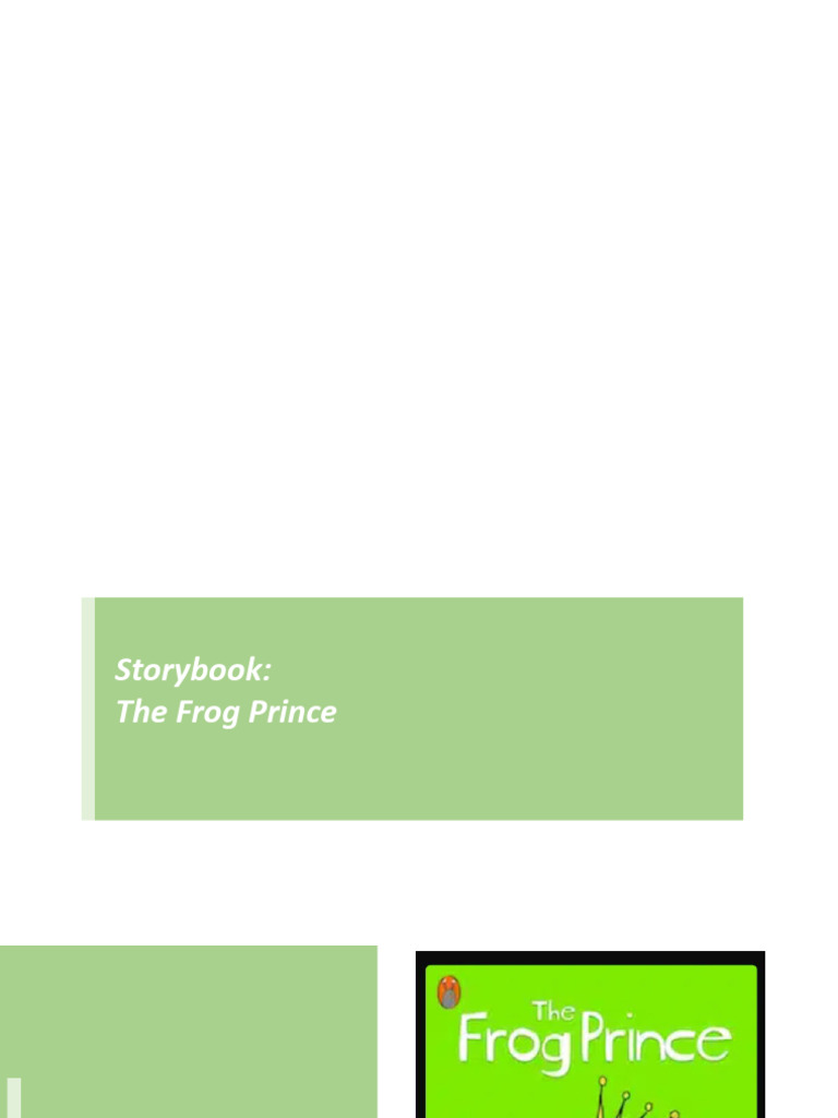 (Ori) The Frog Prince - PPT | PDF | Classics