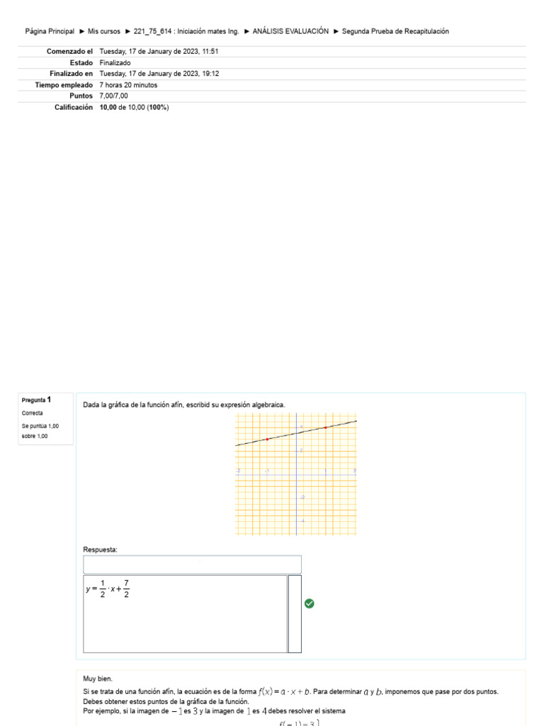 Segunda Prueba de Recapitulación | PDF