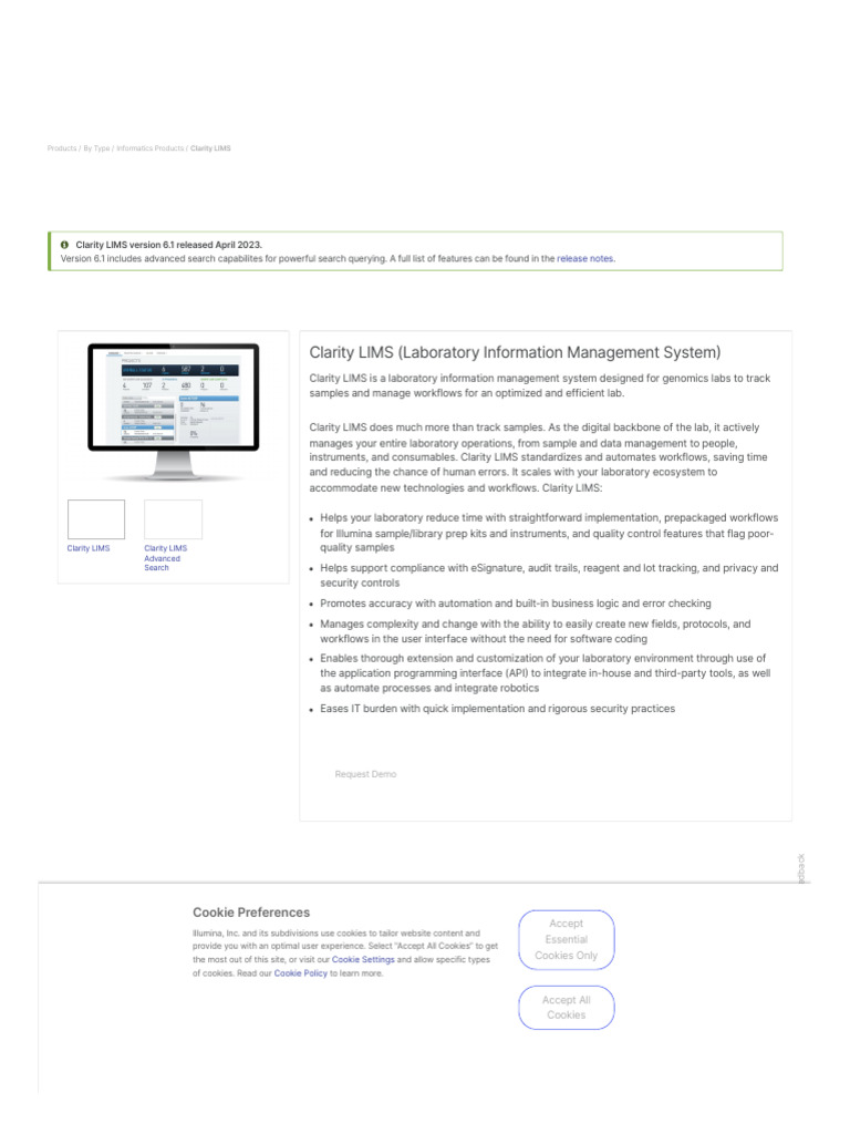 Clarity LIMS - Lab Management and Automation For Genomics ... Clarity LIMS - Lab Management and Automation For Genomics ...