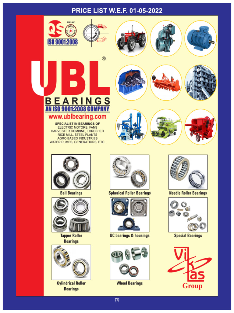 UBL Price List - 2022-1 | PDF