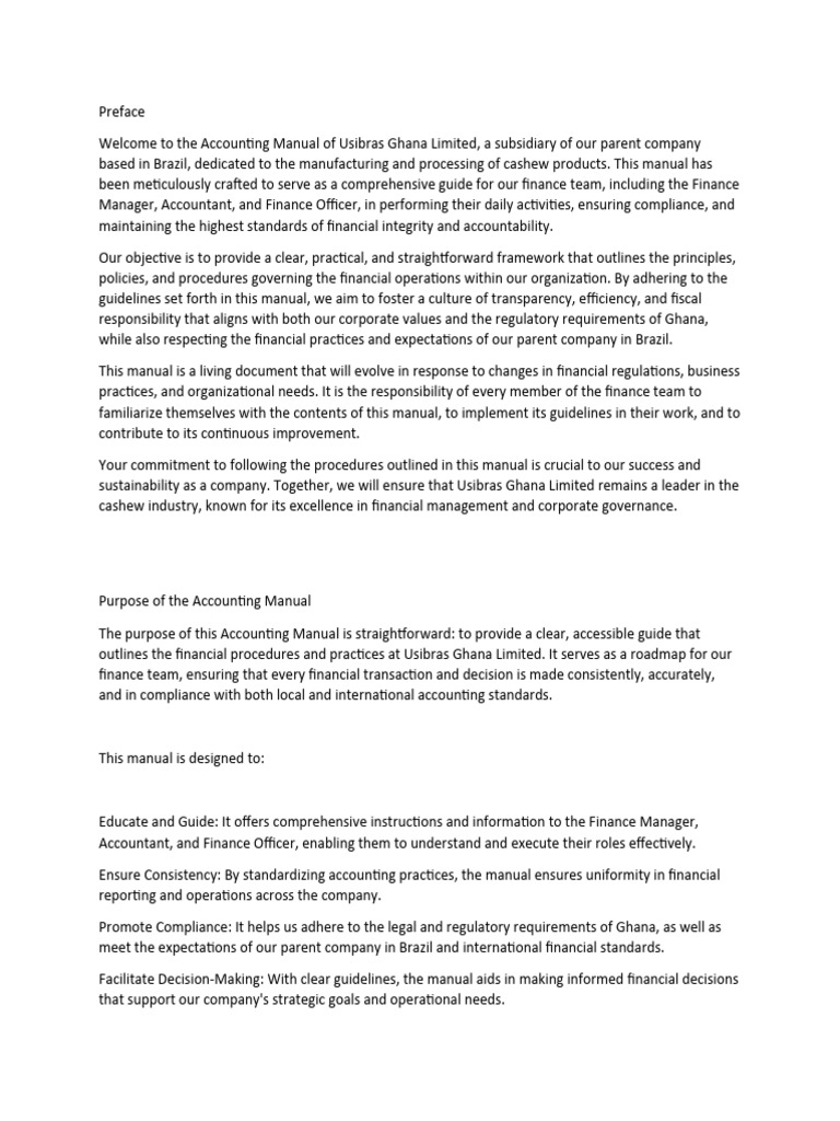 Accounting Manual | Download Free PDF | Financial Statement | Depreciation