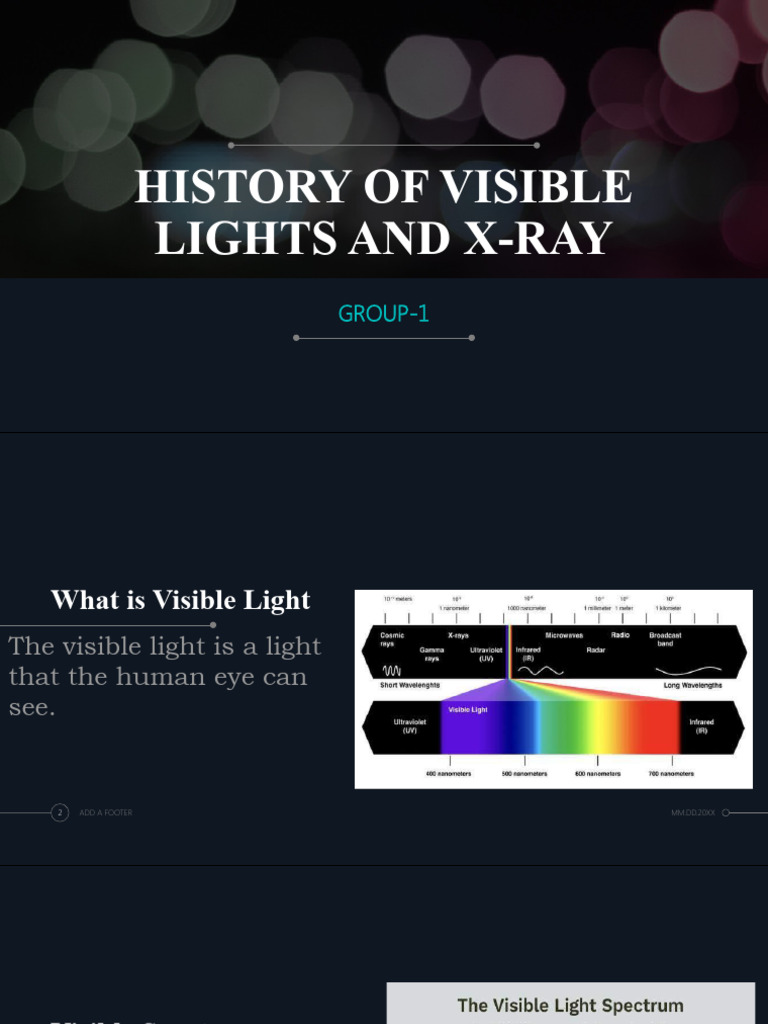 History of Visible Light and X-Rays | PDF | Light | Astronomy