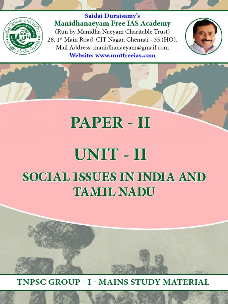 Social Issues in Tamil Nadu and India | PDF | Government