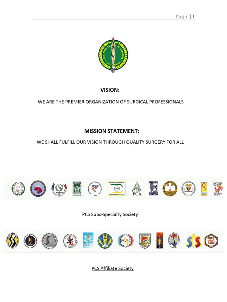 Revised-PCS Handbook-2023 | PDF | Committee | Surgery