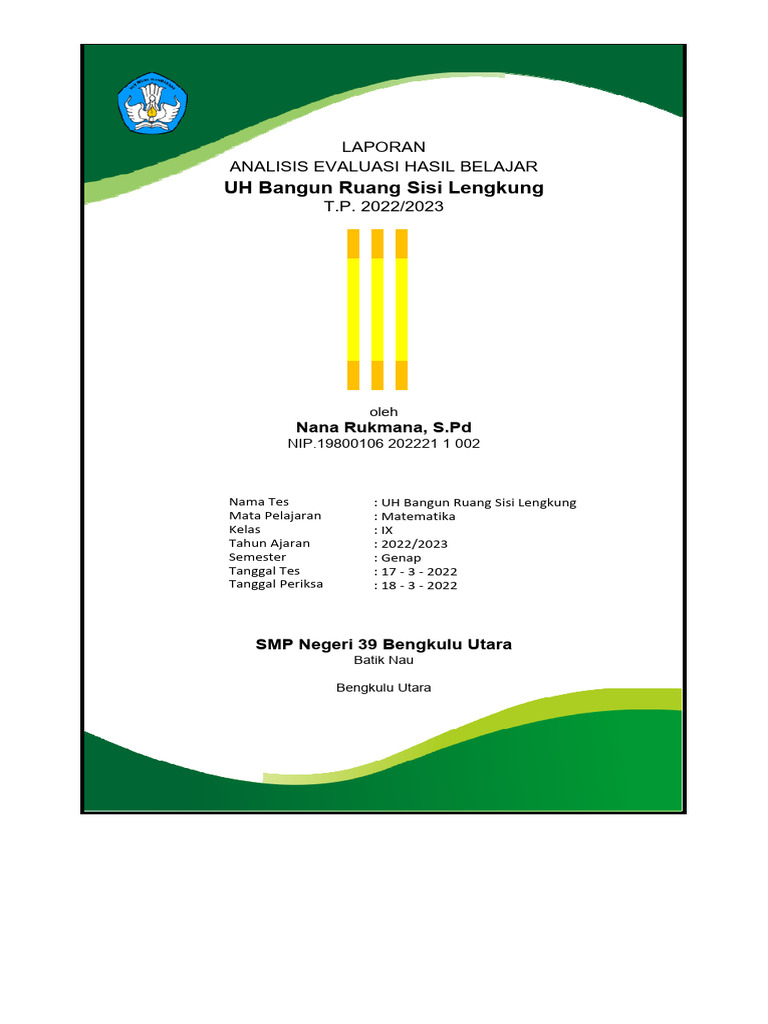 Analisis UH 2 BRSL | PDF