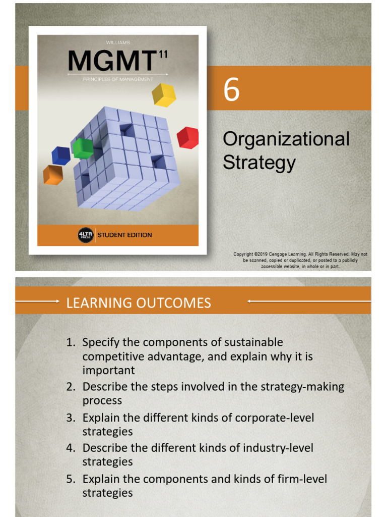 Chat 6 - Organizational Strategy | PDF | Swot Analysis | Competitive ...