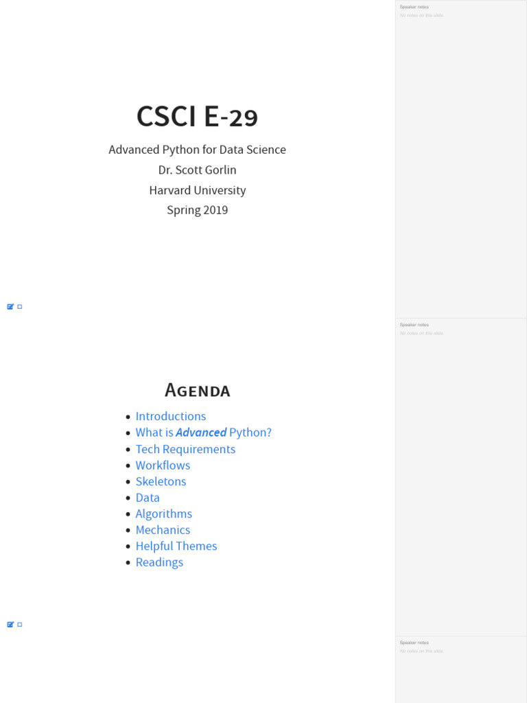 CS E-29 Harvard | PDF