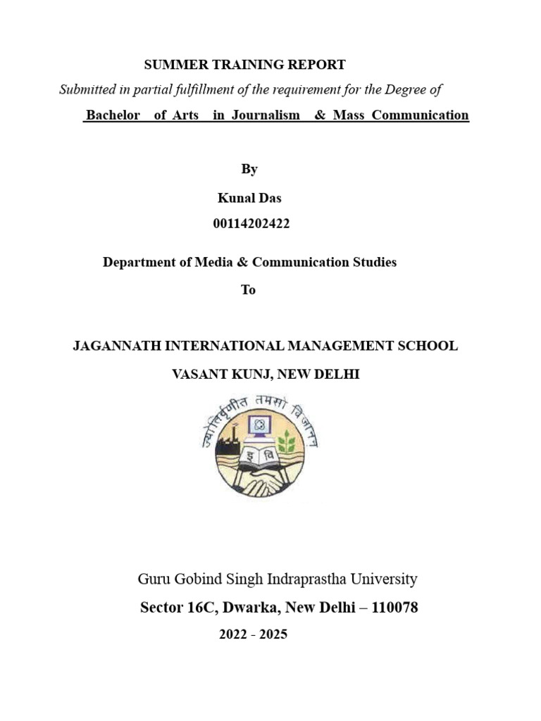 Str Kunal Das Final Pdf Graphic Design Mass Media