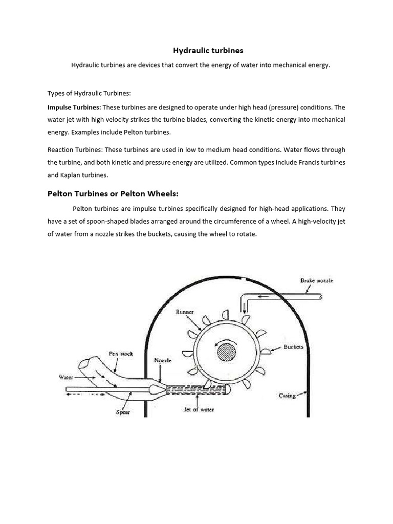 BME Module 2 - Turbines & Pump | PDF