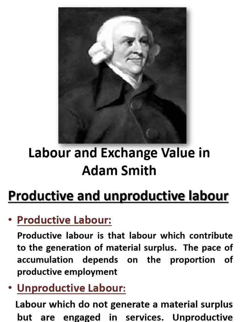 Labour Value in Adam Smith's Theory | PDF