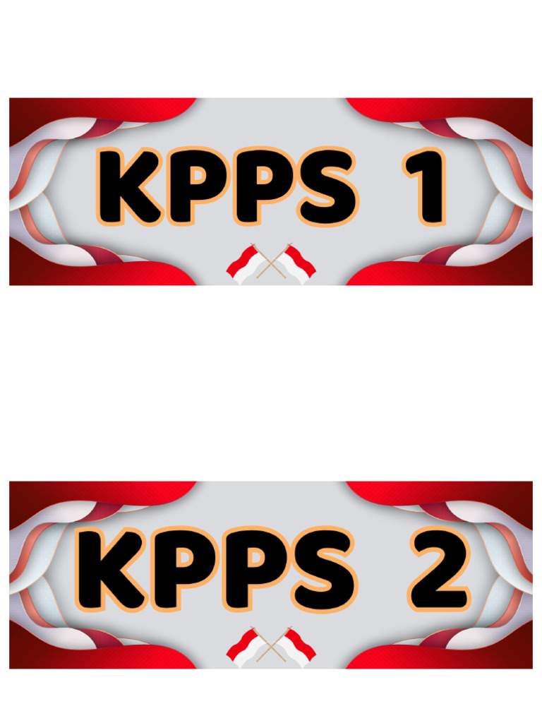 KPPS 1 | PDF