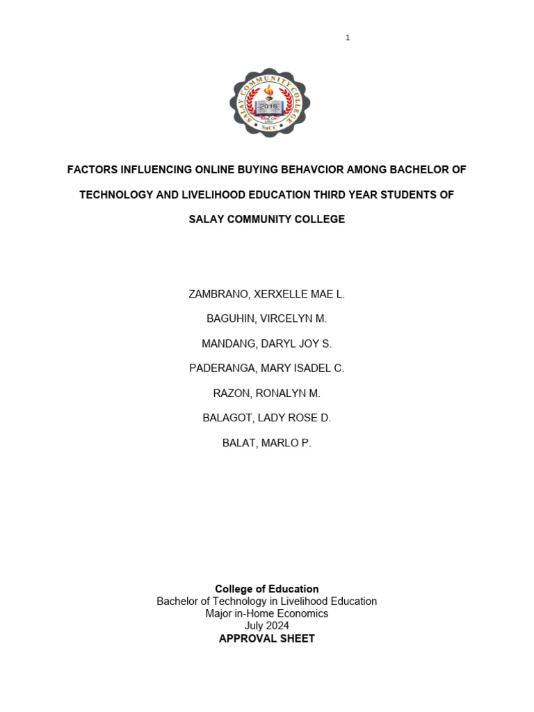 JAZZLEE Cover Page | PDF | Statistics | Methodology