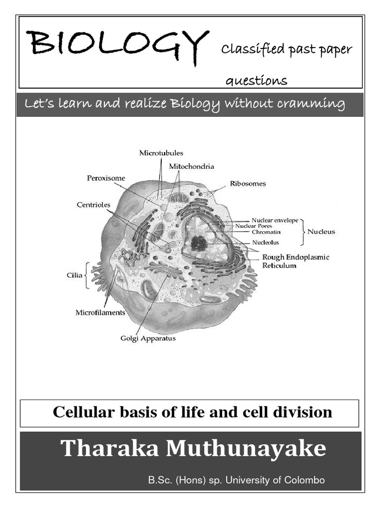 Cellular Basis of Life and Cell Division | PDF | Meiosis | Mitosis