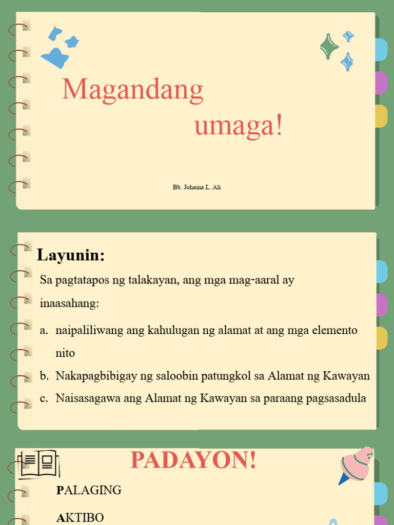 Alamat NG Kawayan 2ND Demo Ali | PDF