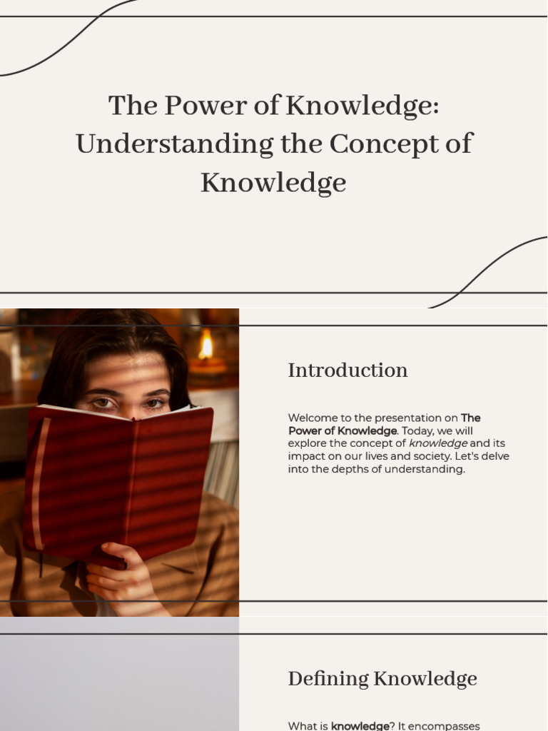 Concept of Knowledge 2 | PDF | Epistemology | Intelligence