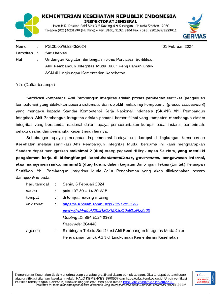 Und Bimtek API 5 Feb 2024 | PDF