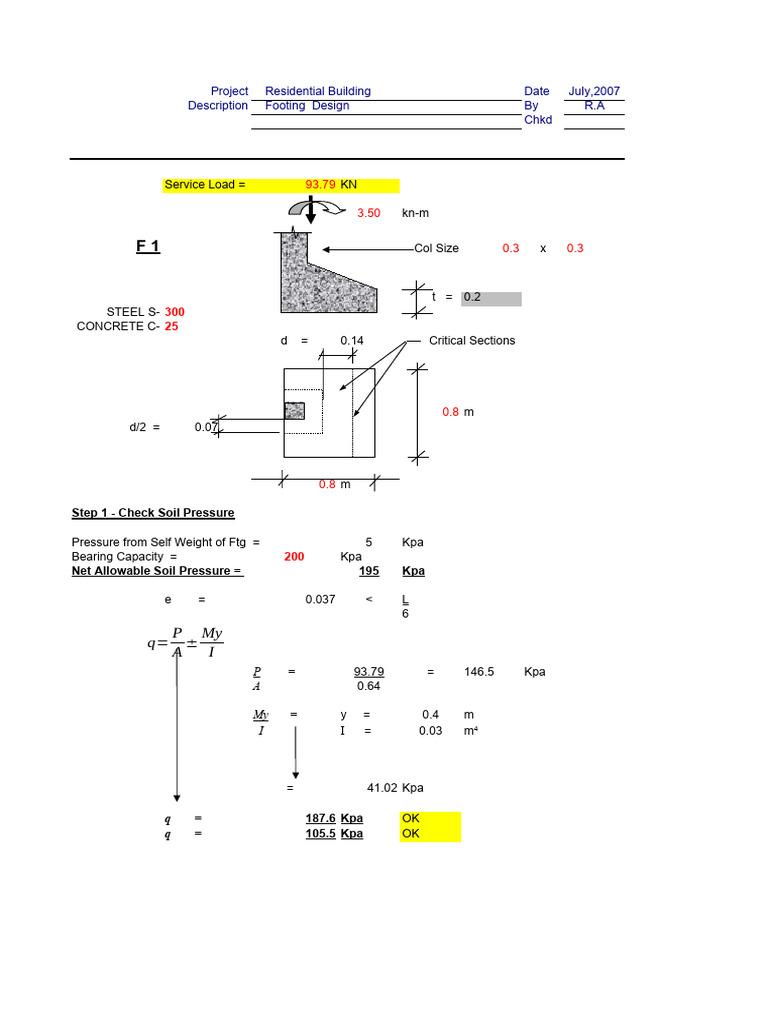 L-Shaped Footing | PDF | Civil Engineering | Structural Engineering