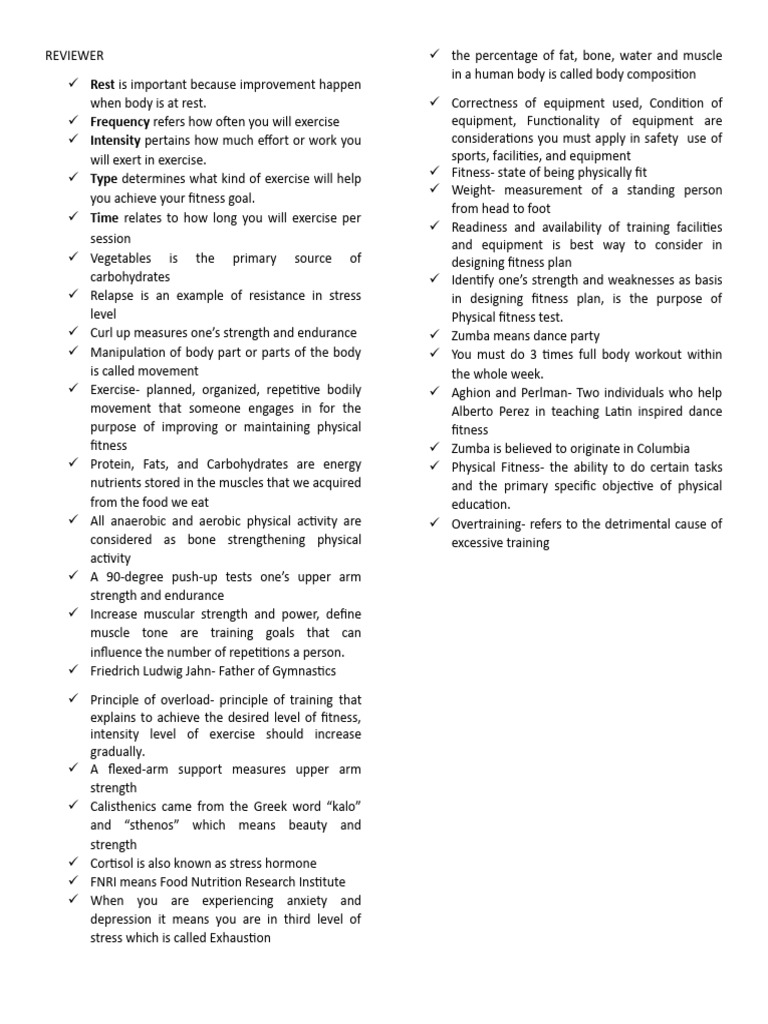 PE - 2Q - Lessons | PDF | Physical Fitness | Nutrition