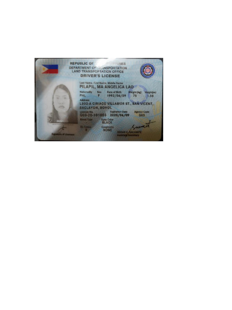 2 Valid IDs With 3 Specimen Signatures - PILAPIL | PDF