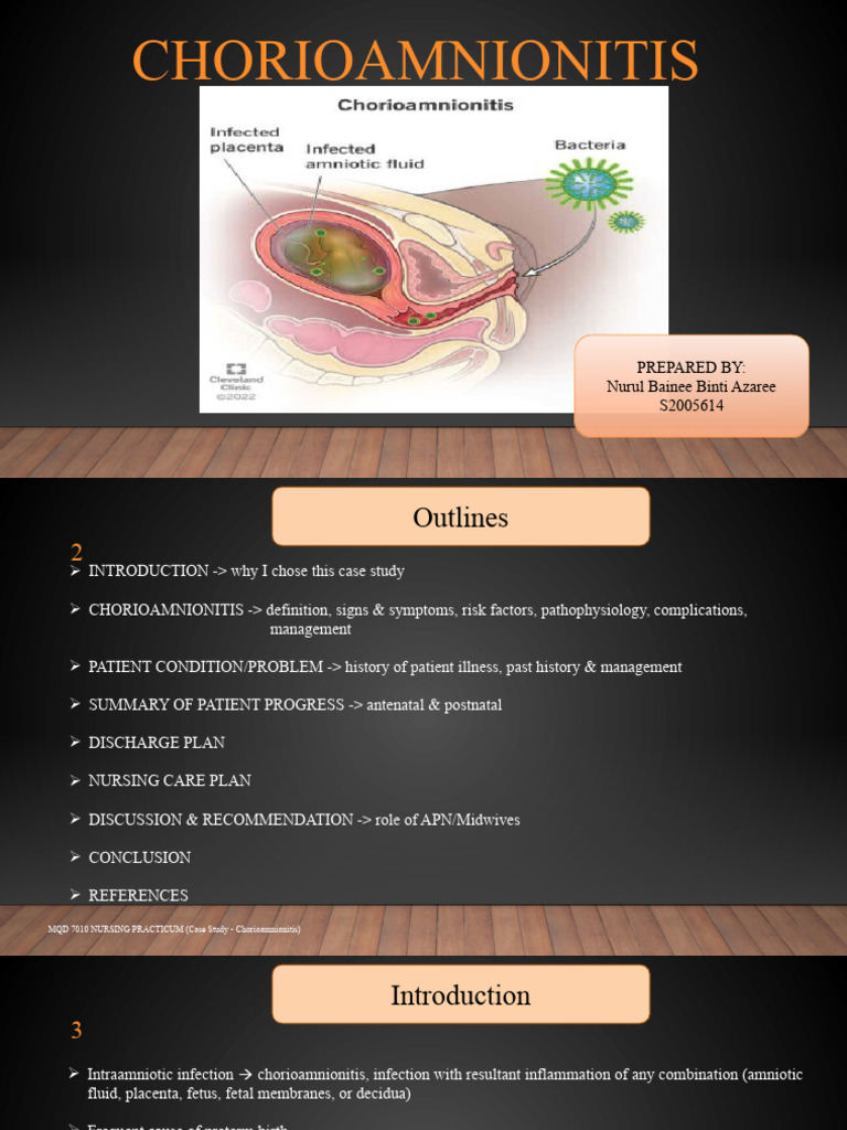 CHORIOAMNIONITIS | PDF | Childbirth | Medical Specialties
