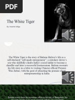 The White Tiger (Adiga Novel) | PDF