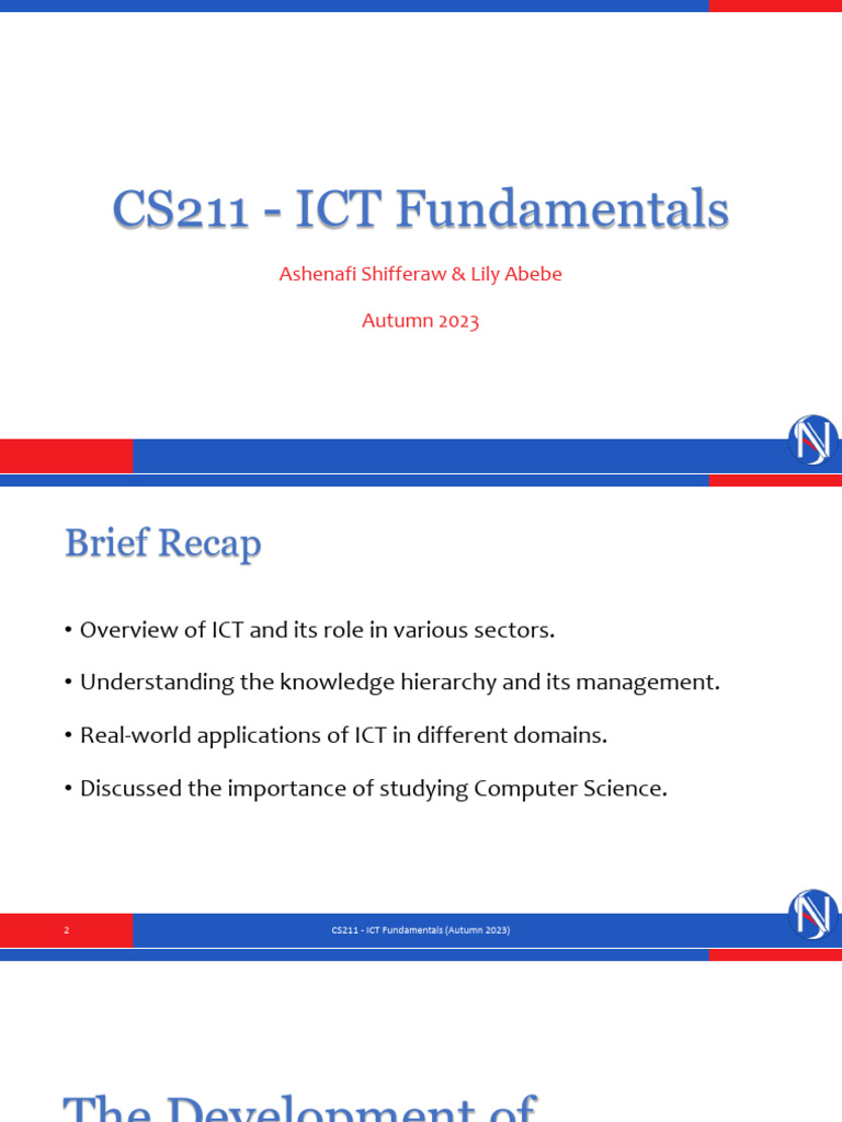 CS211 02 The Development of Computer Hardware and Software | PDF ...