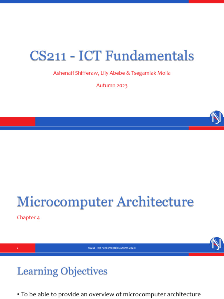 Microcomputer Architecture | PDF | Computer Data Storage | Random Access Memory