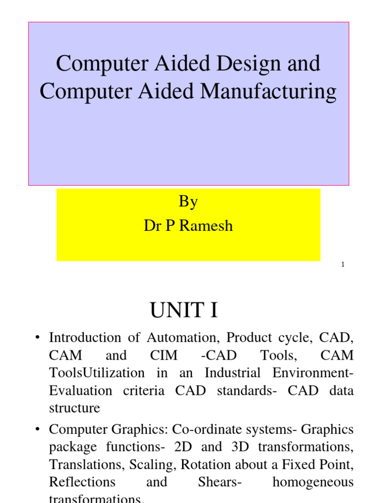 Cad Cam | Download Free PDF | Numerical Control | Computer Aided Design