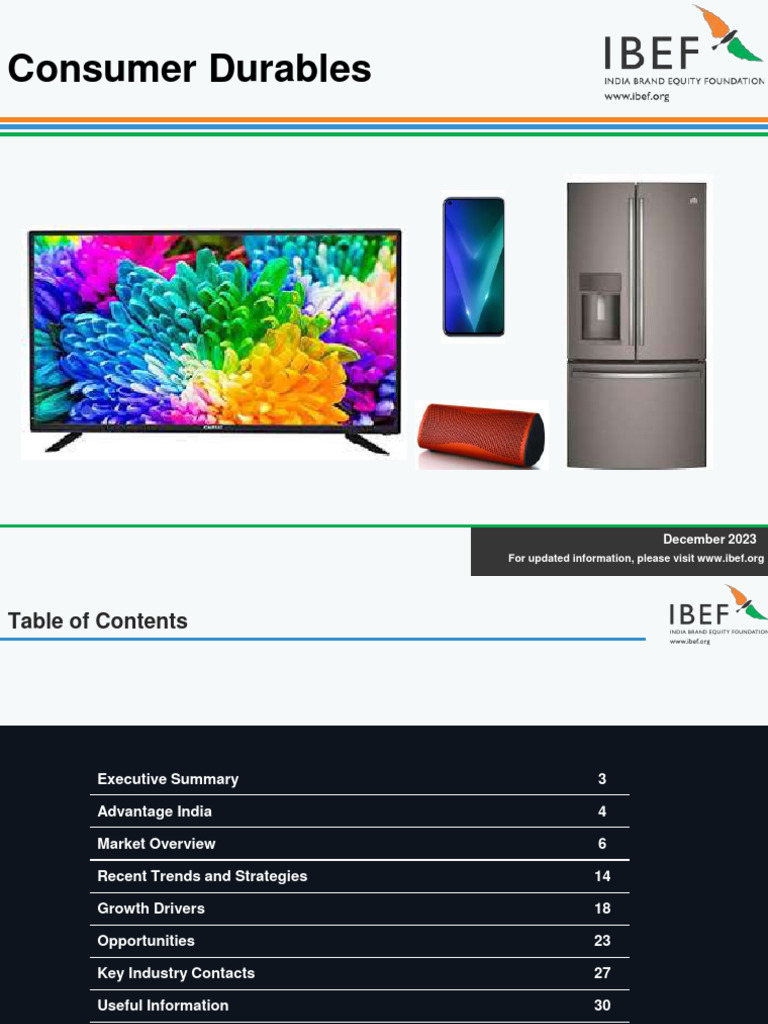 India Consumer Electronics Market Trends | PDF | Home Appliance | Economies