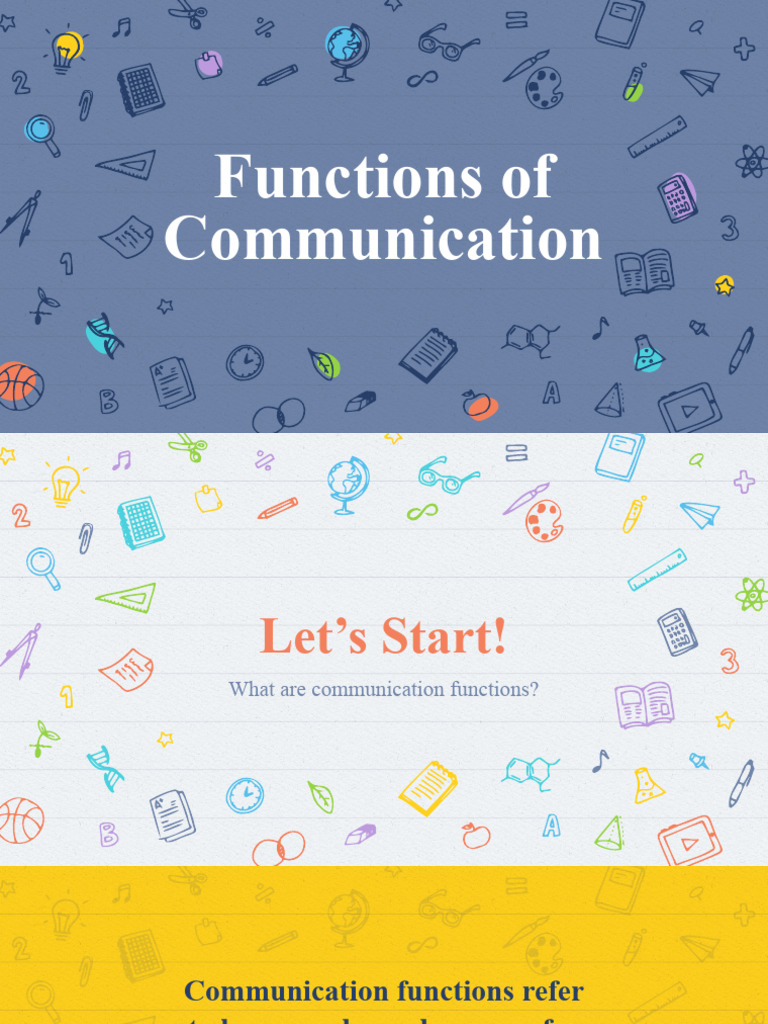 OCC-Module 1.4 Functions of Communication | PDF | Communication ...
