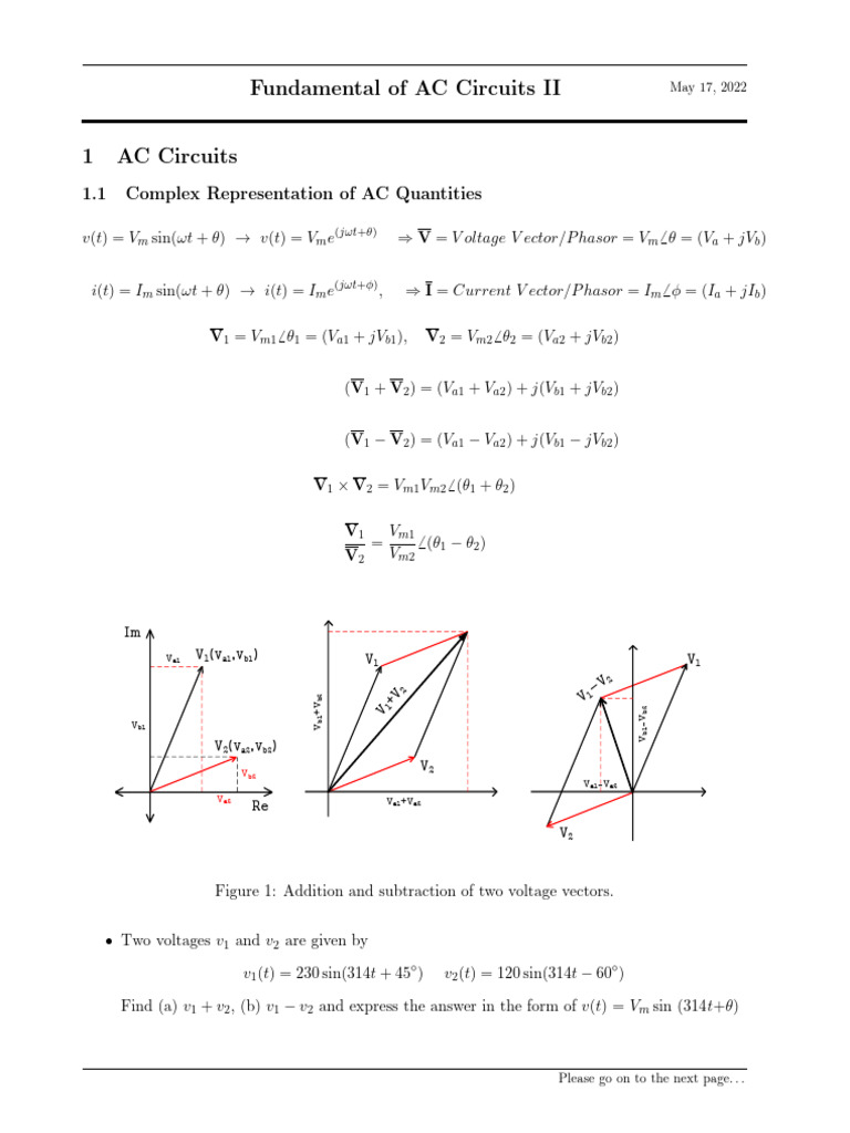 Fundamentals of AC Circuits II | PDF | Electrical Impedance | Ac Power