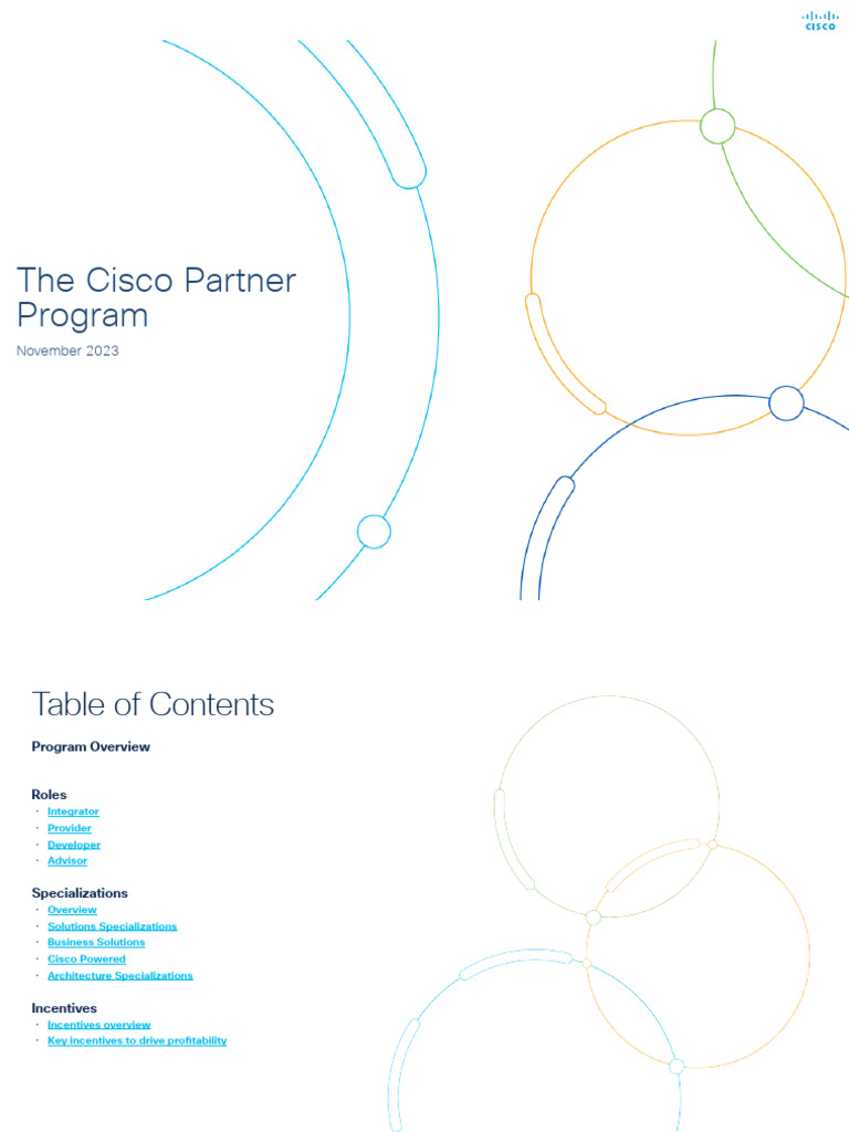 The New Cisco Partner Program | PDF | Cloud Computing | Sales