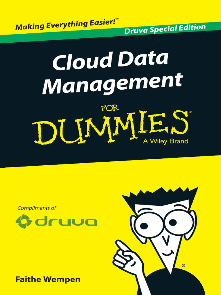 Cloud Data Management For Dummies - 2017 | PDF | Cloud Computing | Backup