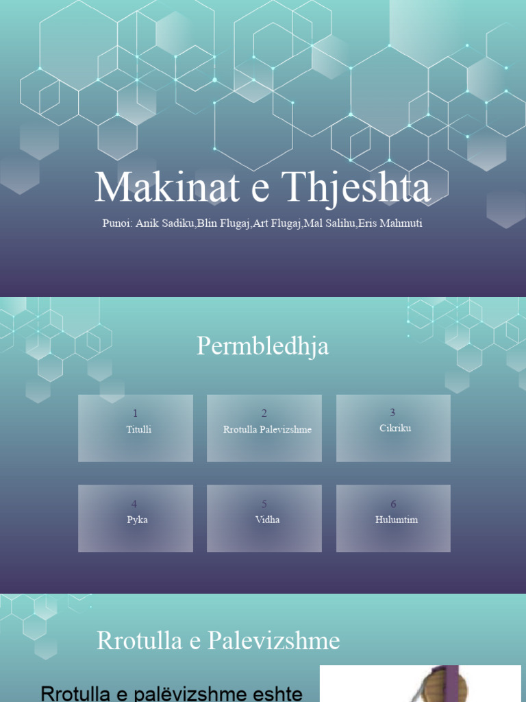 Makinat e Thjeshta | PDF