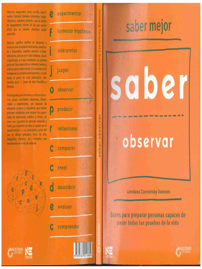 Saber Mejor - Saber Observar | PDF