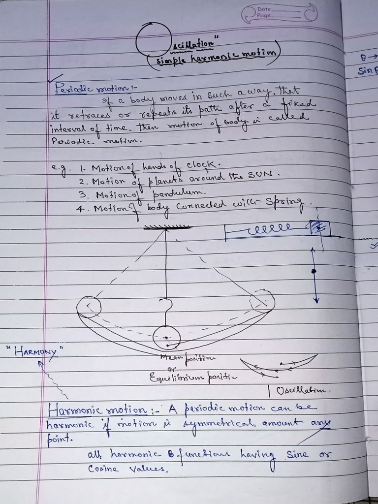 Simple Harmonic Motion | PDF