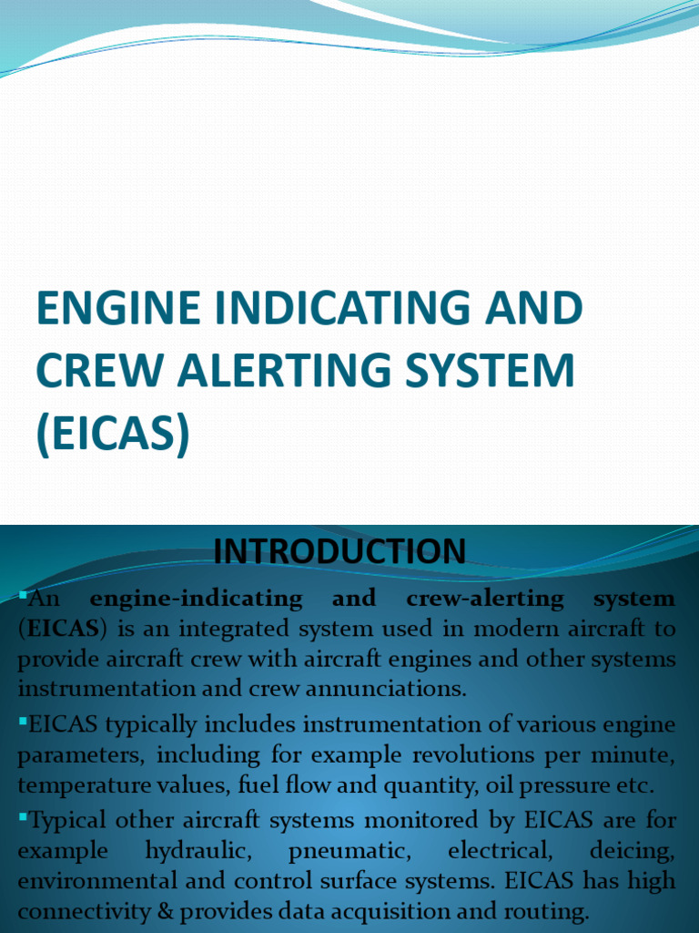 Aircraft EICAS Overview | PDF