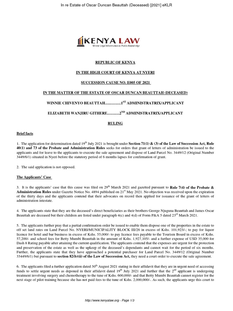 Early Grant Confirmation Denied | PDF | Probate | Creative Commons License