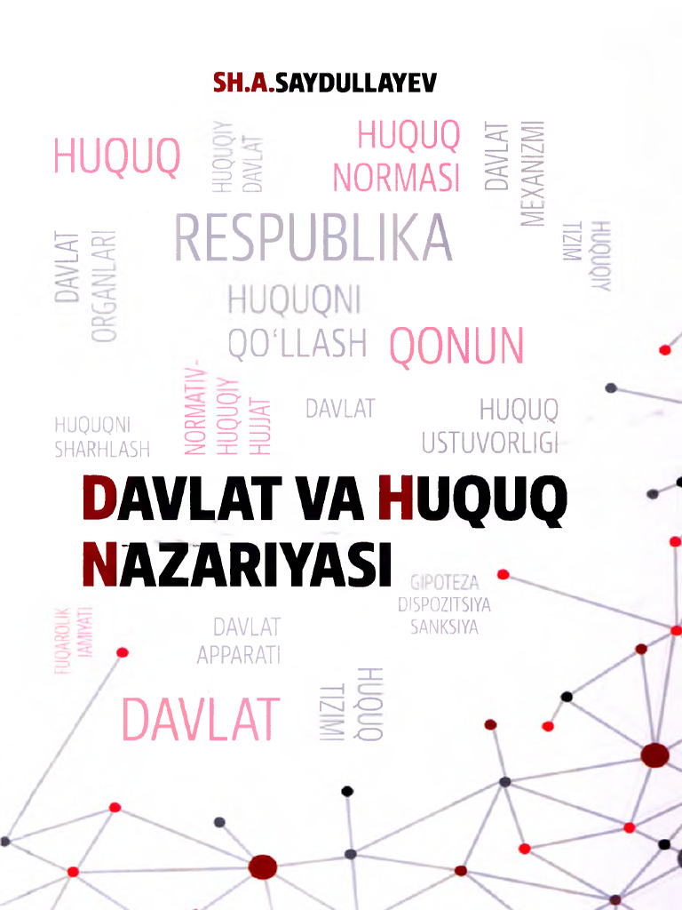Davlat Va Huquq Nazariyasi. Saydullayev SH.A | PDF